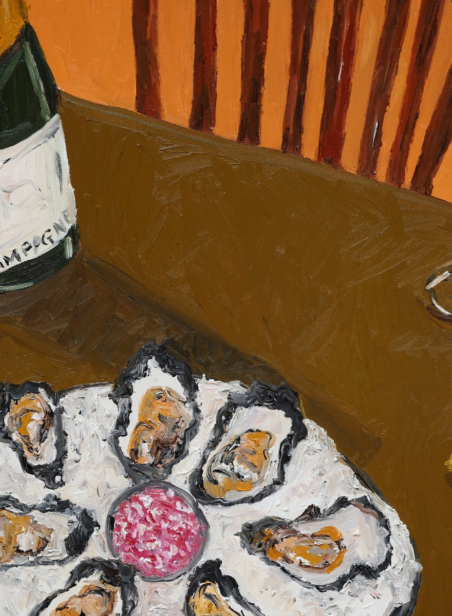 oysters outside – Libby Haines Art