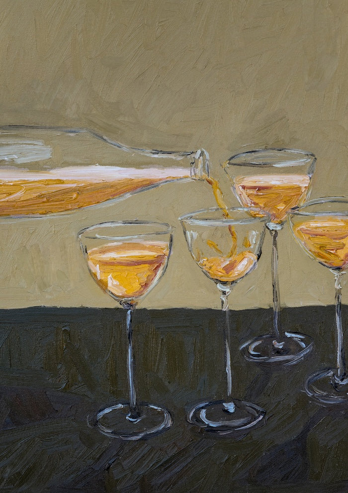 four glasses – Libby Haines Art