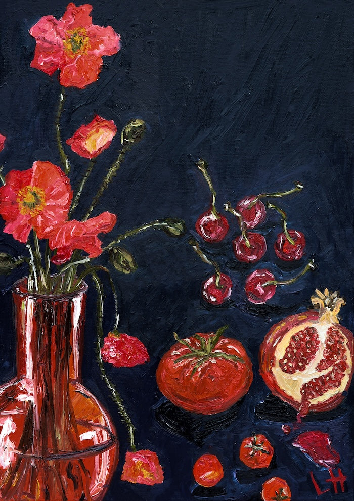 dreams in red – Libby Haines Art