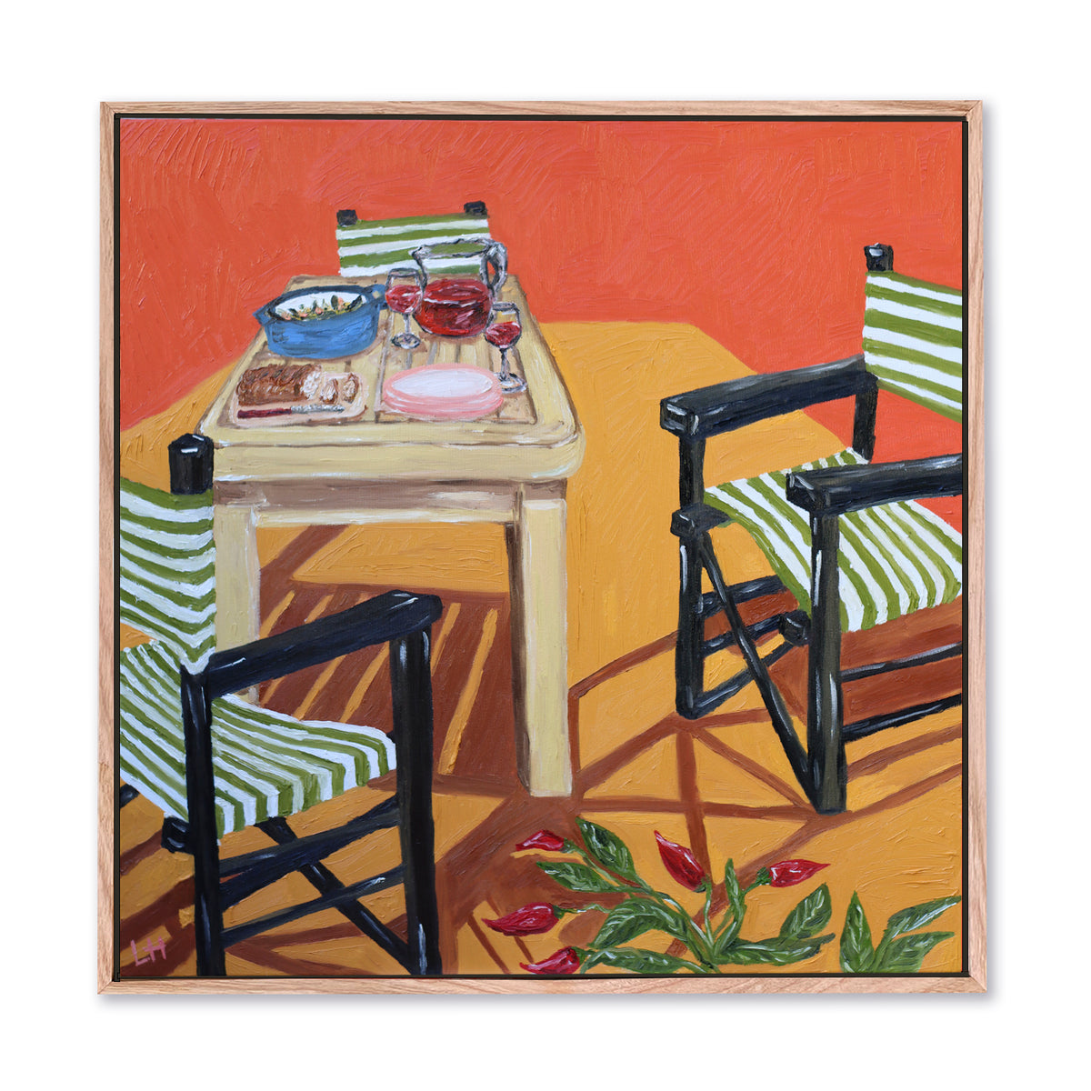 dinner outside – Libby Haines Art