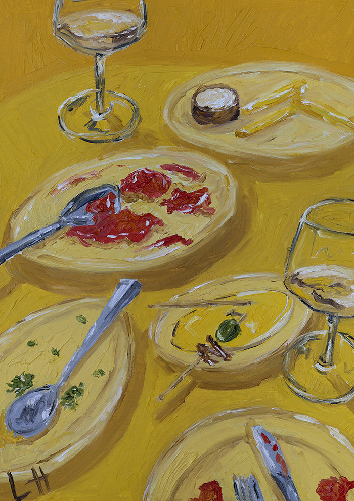 dinner remnants – Libby Haines Art